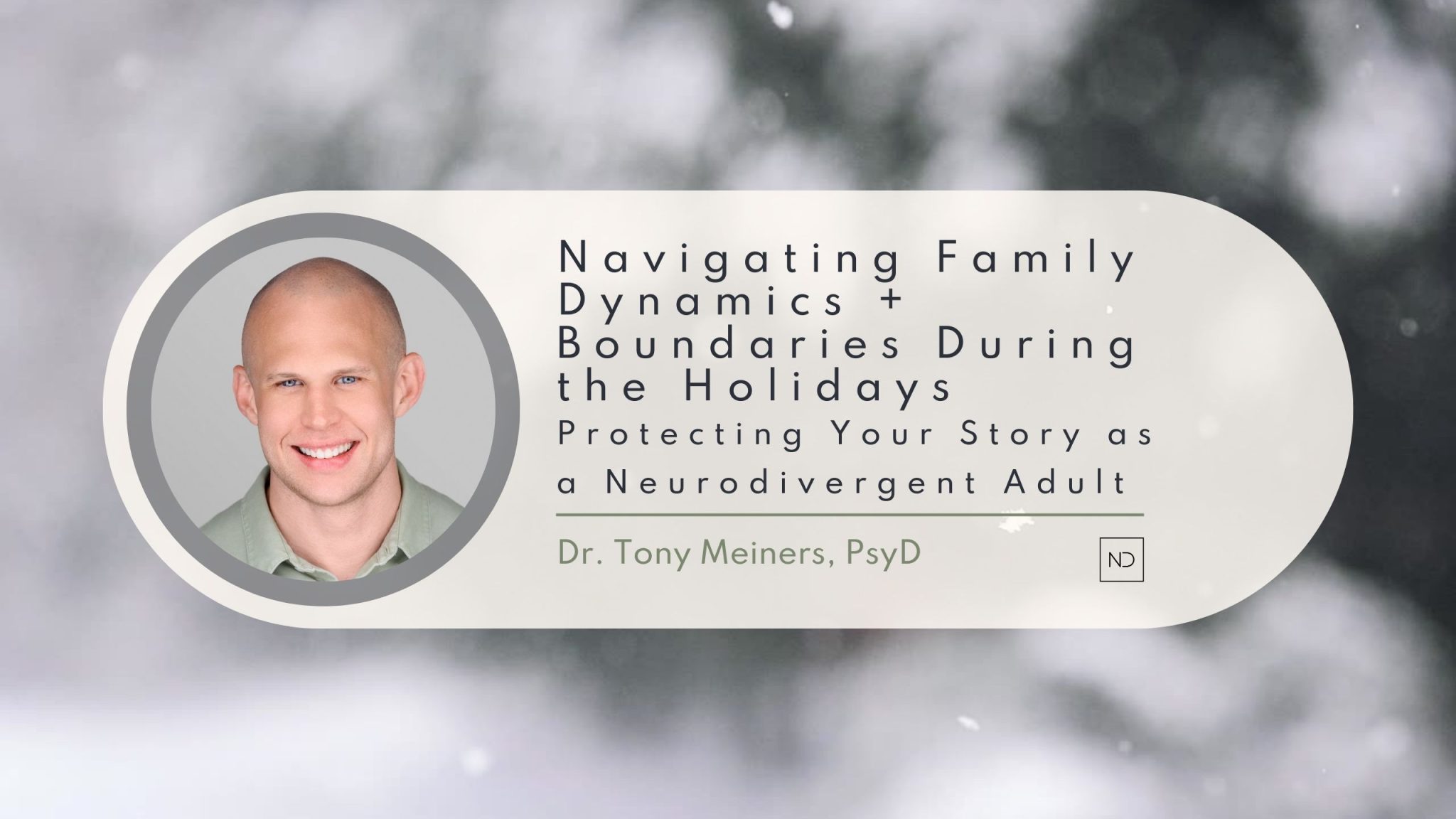 Navigating Family Dynamics and Boundaries During the Holidays Navigating Family Dynamics and Boundaries During the Holidays